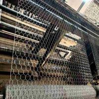 China Galvanized PVC Coated Brass Hexagonal Wire Mesh Chicken Fence Anti Corrosion for sale