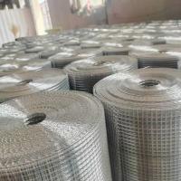China Square Hole Construction Stainless Welded Wire Mesh Rolls 0.1-16mm 5M 10M 30M Length for sale