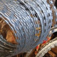 China Hot Dipped Galvanized Concertina Razor Wire BTO10 BTO12 For Blade Security Fencing for sale
