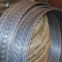 China BTO-22 Type Galvanized Barbed Concertina Razor Coil For Safety Protection Constantine Wire for sale