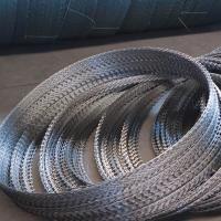 China BTO-30 Cross Razor Concertina Fencing Wire Security Coil Razor Wire Prison For Anti Climb for sale