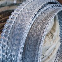 China Hot Dipped Galvanized Concertina Razor Wire BTO10 BTO12 For Blade Security Fencing for sale