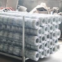 China 7ft * 100ft Grassland Farming Cattle Field Fence Welded Mesh Fencing for sale