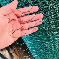 China Hot Dipped Galvanized Hexagonal Chicken Wire Mesh Weaving Netting Fence 25m 30m 50m Length for sale