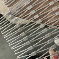 China 316L Stainless Steel Rope Mesh Netting Bird Netting Wire Mesh Flexible 7*7 Or 7*19 Wire Structure for sale