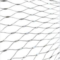 China Diamond Hole  Stainless Steel Cable Netting SS 316 For Aviary Mesh Bird Net Zoo Mesh for sale