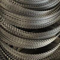 China Silver Constantine Razor Wire / Security Protection Gi Concertina Wire BTO-10 for sale