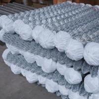 China Chain Link Fence Diamond Chain Link Mesh Fabric For Sports Playground Hot Dip Galvanized for sale
