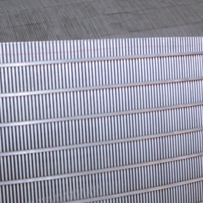 China 304 316L Stainless Steel Johnson Wedge Wire Screen 1x2mm 2x3mm for sale