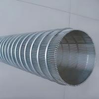 China Johnson Screen Filter Metal Panel Stainless Steel Wedge Wire Screen For Water Oil Well Filter for sale