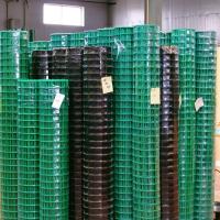 China 10*10mm 15*15mm PVC Coated Welded Mesh Welded Cage Wire Poultry Netting for sale