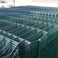 China 3D Curved PVC Coated Welded Wire Mesh Fencing Anti Climb Fence for sale