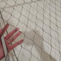 China Polished High Strength Durability Stainless Steel Rope Mesh for Zoo Enclosures for sale