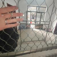 China Polished High Strength Durability Stainless Steel Rope Mesh for Zoo Enclosures for sale