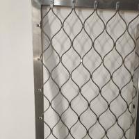 China Galvanized 304 Stainless Steel Rope Mesh For Architectural Decoration for sale