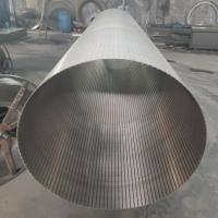 China Polished 304 SS Wedge Wire Screen For Water Treatment & Solid-Liquid Separation for sale