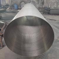 China 304 Polished Stainless Steel Wedge Wire Screen For Filtration for sale