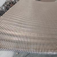 China 304 Polished Stainless Steel Wedge Wire Screen For Filtration for sale
