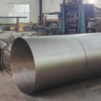 China 304 Polished Stainless Steel Wedge Wire Screen For Filtration for sale