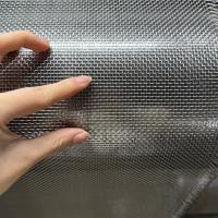 China 304 / 316 Stainless Steel Woven Wire Mesh with Flat Mesh Surface and Corrosion Resistance for sale