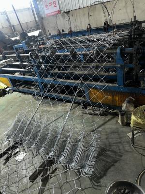 China Galvanized Steel High Tensile Chain Link Fence for Playground Safety Barrier for sale