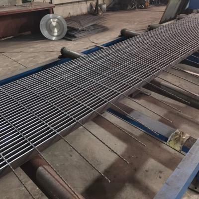 China SS304 ED Coating Heavy Duty Stainless Steel Grating Welded Silver Gray Color for sale