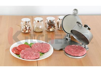 China Solid Aluminum Double Hamburger Press Machine With Adjustable Patty Thickness for sale