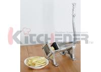 China Two Blades Grids French Fries Cutter Rust Proof With Cast Iron Rod Durability for sale