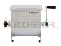 China Adjustable Height Stainless Steel Meat Mixer 7 Gallon For Grinder Sausage Stuffer for sale