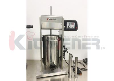 China SUS304 Electric / Manual Sausage Stuffer Machine Dual Speed Gear For Supermarket for sale