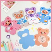 China Instagram Cartoon Bear Birthday Card Creative Cute Matte Lamination for sale