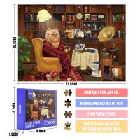 China Custom Printing Giant Jigsaw Puzzle For Adults 1000 Pieces Matte Laminated for sale