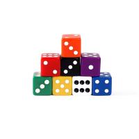 China Personalized Acrylic Resin Dnd Dice Customized Blue Red Black White Green Purple for sale