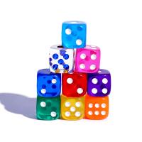 China Personalized Acrylic Resin Dnd Dice Customized Blue Red Black White Green Purple for sale