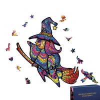 China Halloween Unique Shaped Game Jigsaw Puzzle CMYK Printing 200 Piece for sale