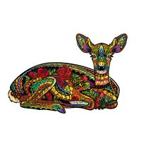 China Halloween Unique Shaped Game Jigsaw Puzzle CMYK Printing 200 Piece for sale