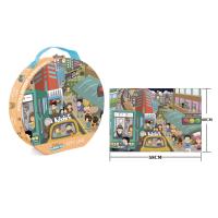 China Oem CMYK Children Educational Game Jigsaw Puzzle Toys Cartoon Ocean Exploration for sale