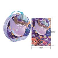 China Oem CMYK Children Educational Game Jigsaw Puzzle Toys Cartoon Ocean Exploration for sale