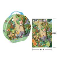 China Oem CMYK Children Educational Game Jigsaw Puzzle Toys Cartoon Ocean Exploration for sale