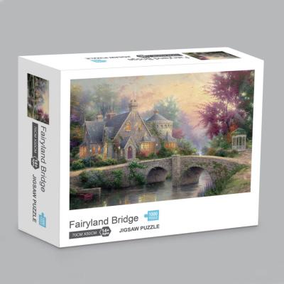China Eco Friendly Family Game Jigsaw Puzzle 70x50cm For Adults 14age+ 1000pcs for sale