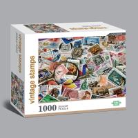 China Custom Van Gogh Portrait 1000 Piece Fine Art Jigsaw Puzzles For Adult Toys for sale
