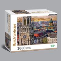 China Cardboard Map 1000 Pcs Jigsaw Puzzle Games For Adults Custom Printing OEM for sale
