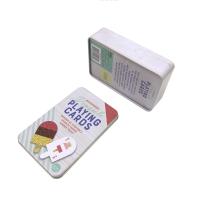 China Custom Rectangular Tin Cans Packaging Containers For Hair Clip Game Card for sale