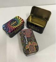 China Customized Cmyk Printing metal Tinplate Packaging Box For Storage for sale