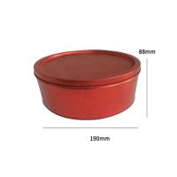 China Candle Food Round Metal Printed Tin Containers With Lid CMYK Printing for sale