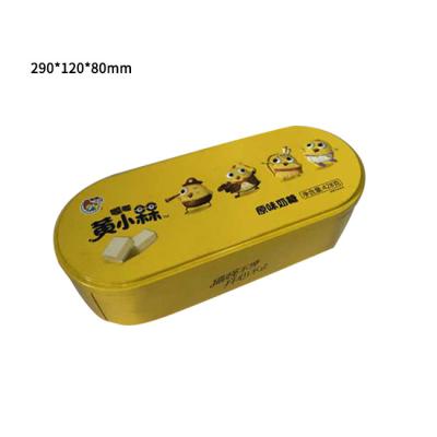 China Resealable Biscuit tinplate Tin Cans Packaging Box Food Grade for sale