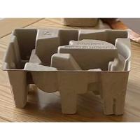 China Custom Moulded Biodegradable Pulp Paper Packaging Insert Tray for sale