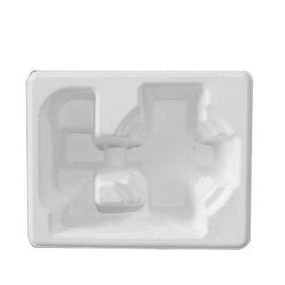 China Sugarcane Bagasse Paper Molded Pulp Packaging Trays For Wine for sale