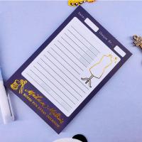 China Die Cut Kawaii Lined Notepads And Stationery Paper Memo Pads for sale