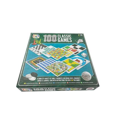 China KMART Cardboard Family Game Educational Learning Games Custom CMYK Printing for sale